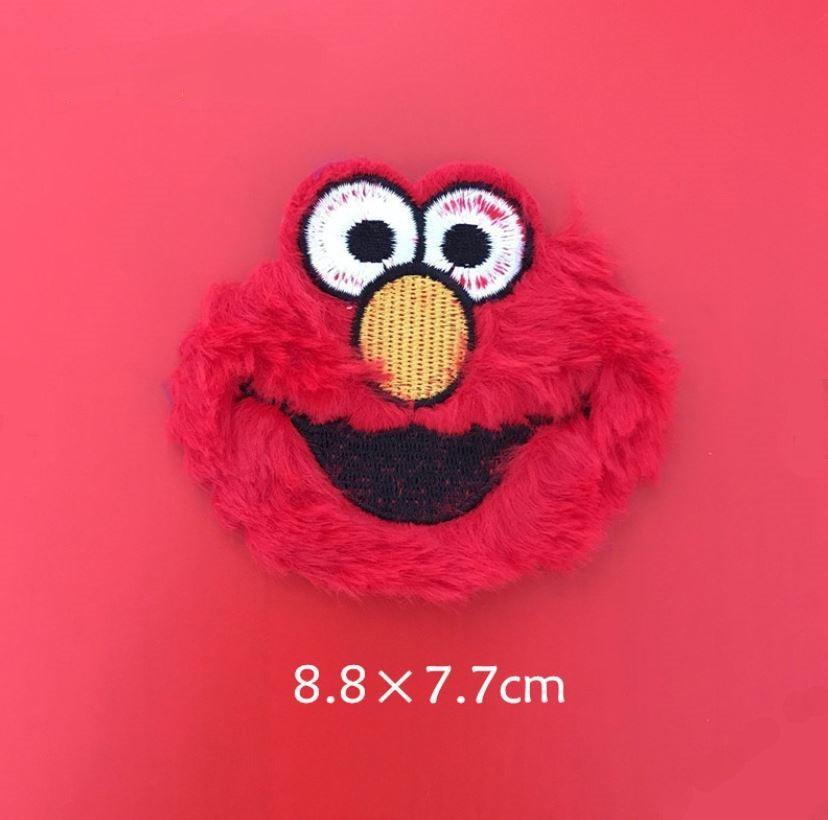 Baby Sesame Street Design Patches- Elmo Furry XL