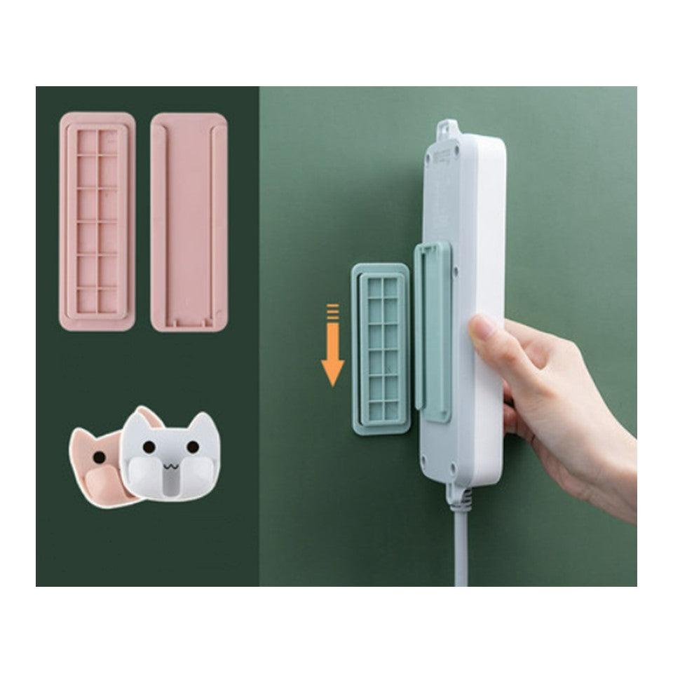 Power Plug Socket Holder- White